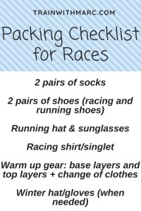 Ready for a 5k PR? Here’s Your Race Day Checklist – TrainwithMarc