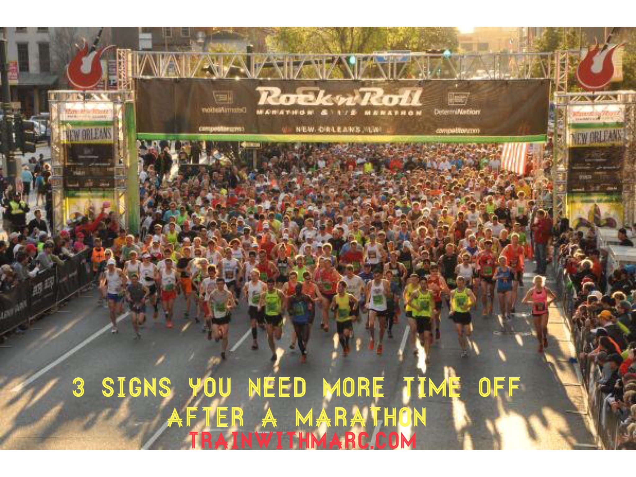 Marathon Recovery Time – TrainwithMarc