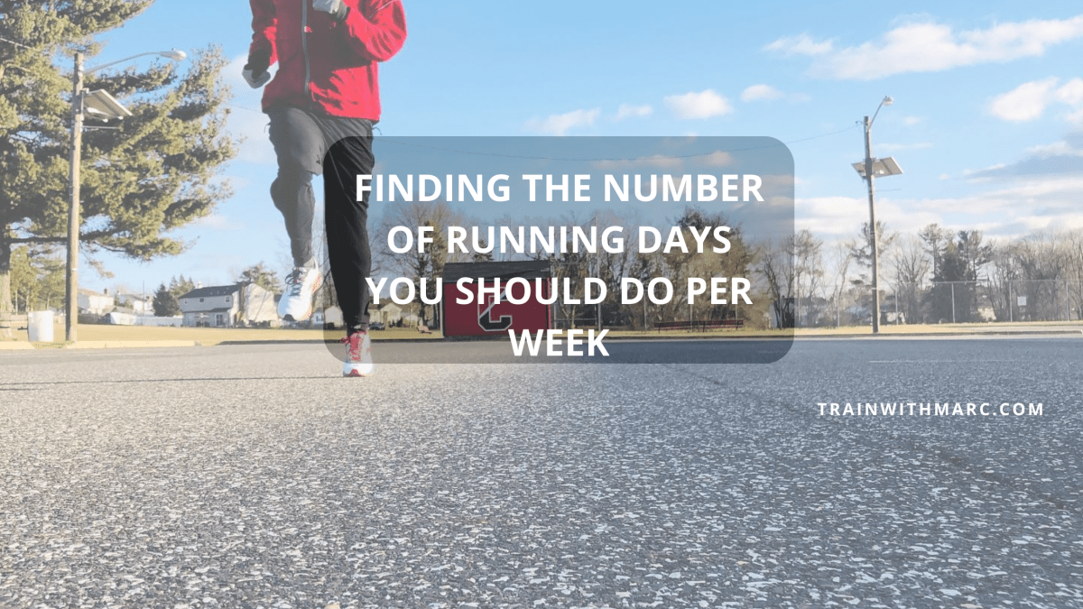 The Optimal Number of Running Days Per Week for Different Types of ...